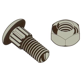 Section Bolts w/ Locknuts - 5/8" (50 Pack) – Farm Gear